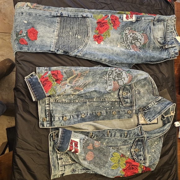 smoke rise ny | Jackets & Coats | Smoke Rise Denim Jacket And Jeans ...